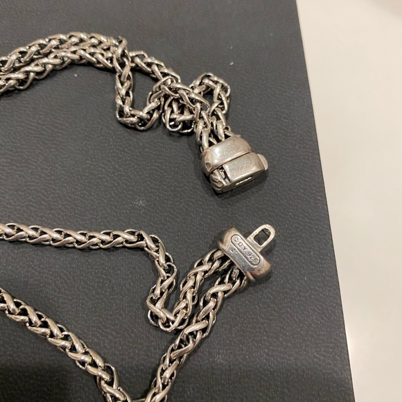 David Yurman | Jewelry | David Yurman Double Wheat Chain With Diamonds ...